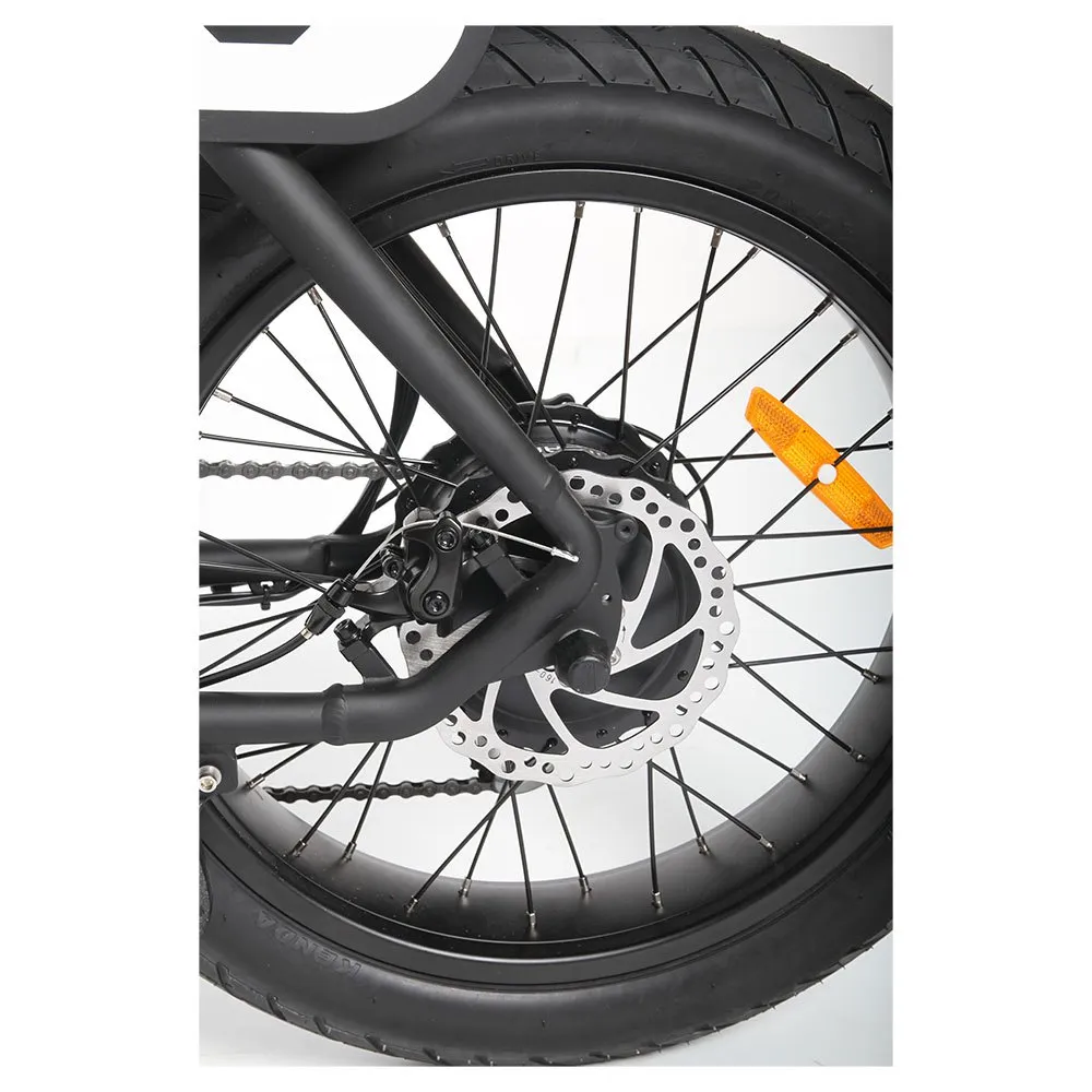 Volta Passenger Retro Fat 13Ah electric bike, Silver | Bikeinn