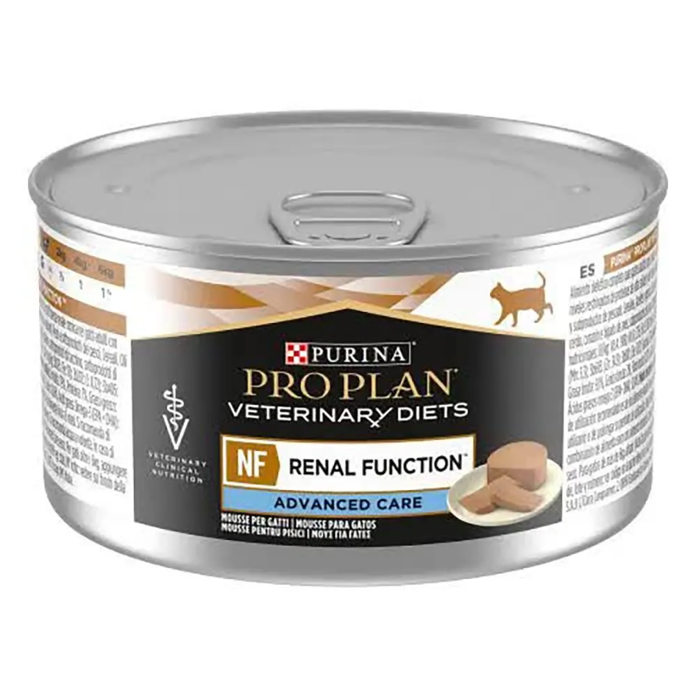 Purina Snack Para Gato Pro Plan Vet Nf Renal Mousse Caja 195g 24 ...