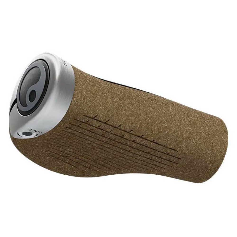 Ergon GP1 EVO BioKork grips, Brown | Bikeinn