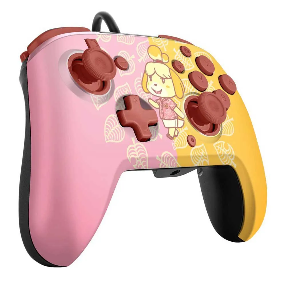 PDP Faceobb Deluxe Isabelle nintendo switch controller Pink| Techinn