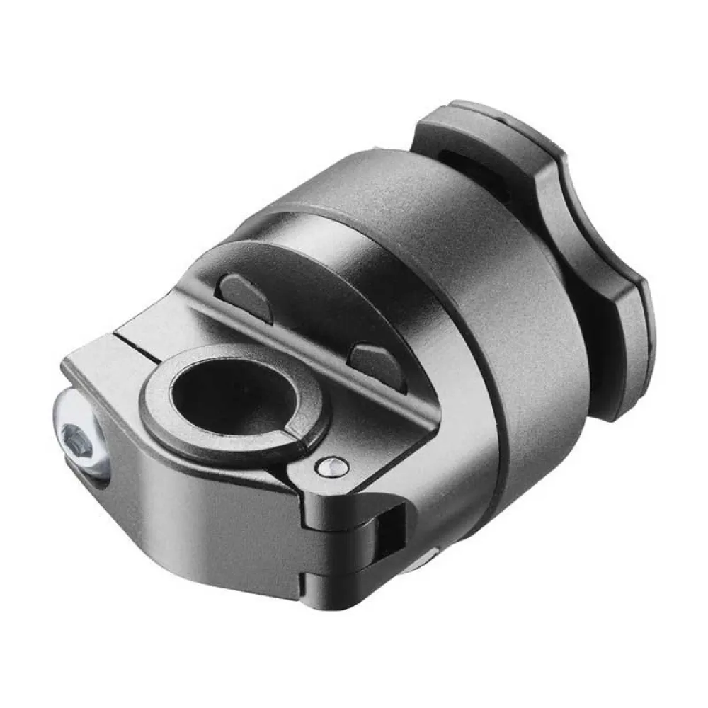 Interphone cellularline Quiklox Mirror Phone Mount Silver| Motardinn