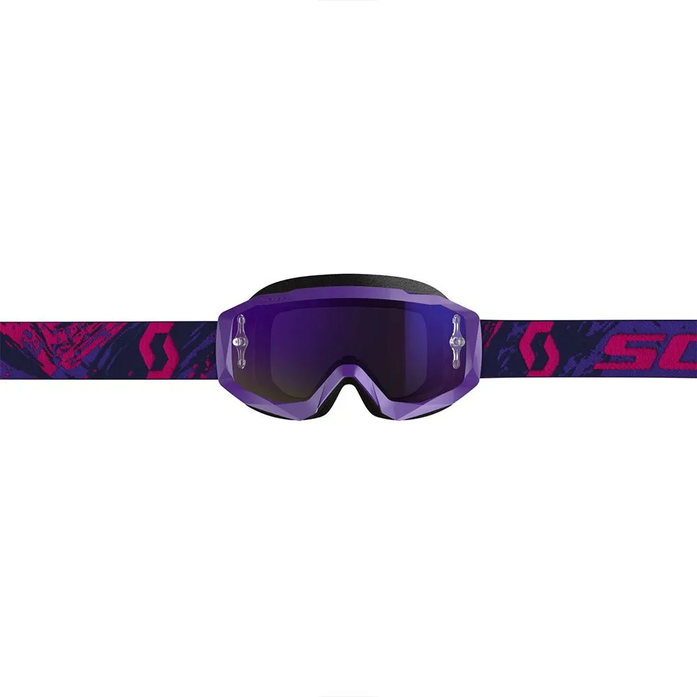 Scott Hustle X MX off-road goggles Purple | Motardinn