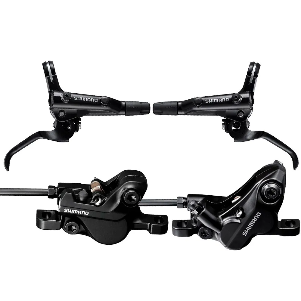 Shimano MT501 Post Mount Resin Hydraulic Disc brake kit | Bikeinn