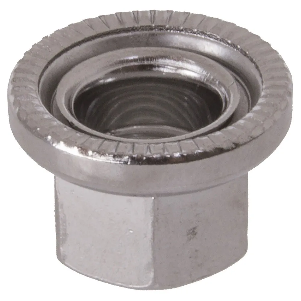 Novatec Rear Hub Nut, Silver | Bikeinn