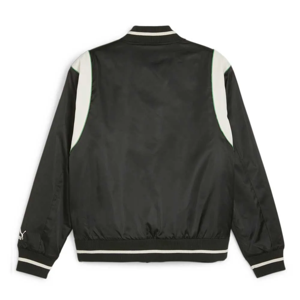 Puma Team Varsity bomber jacket Black | Dressinn