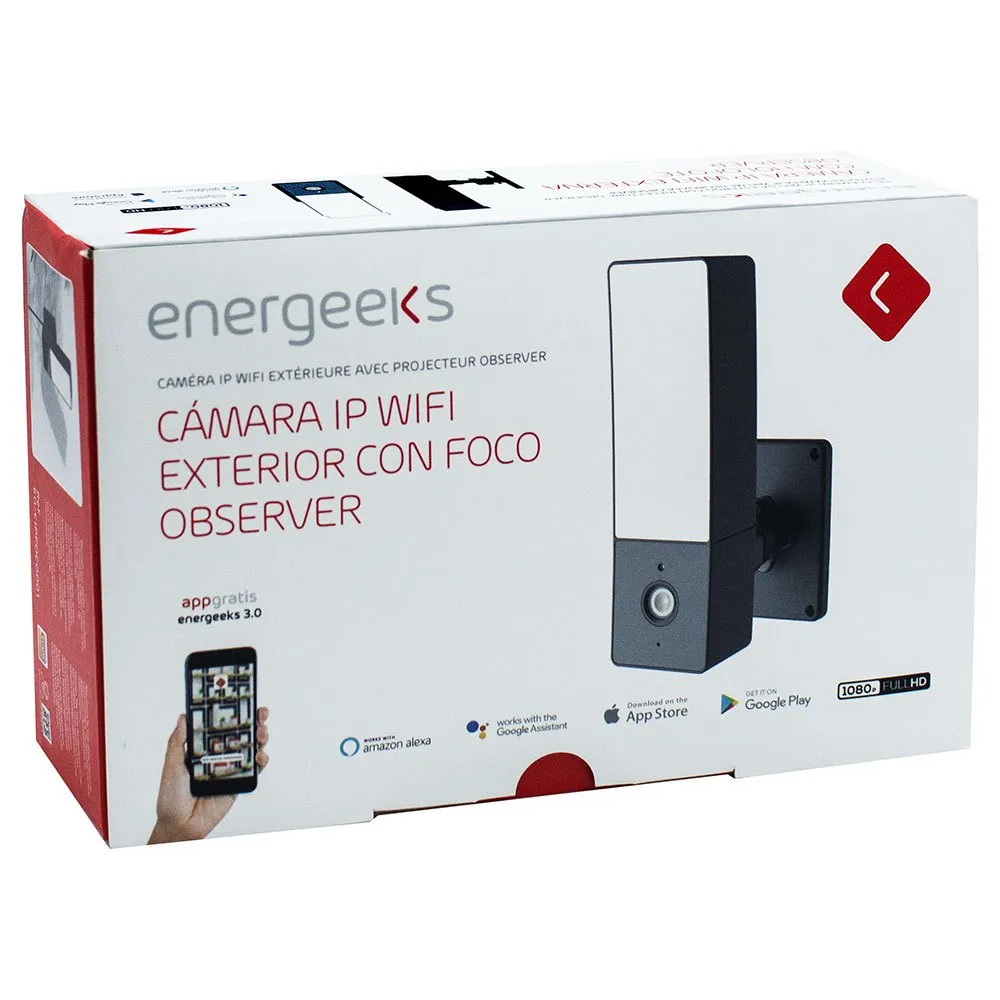 Energeeks With Focus Observer Security Camera Silver | Techinn