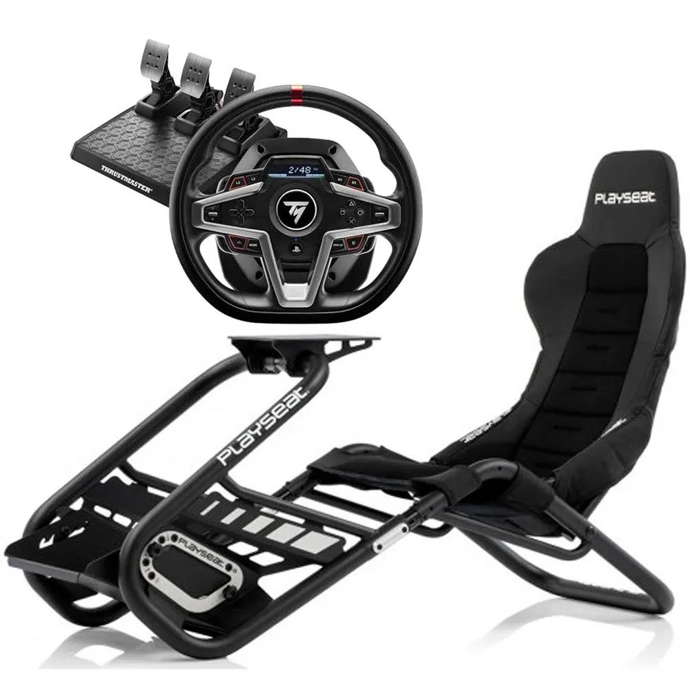 Thrustmaster Tropy+T248 Cockpit And Steering Wheel Silver| Techinn