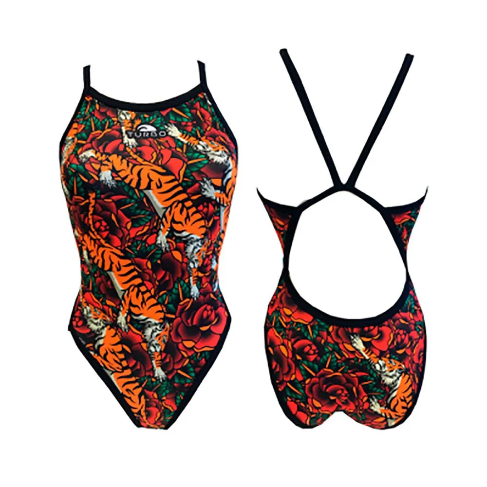 Turbo Tiger Roses Revolution Swimsuit Multicolor | Swiminn