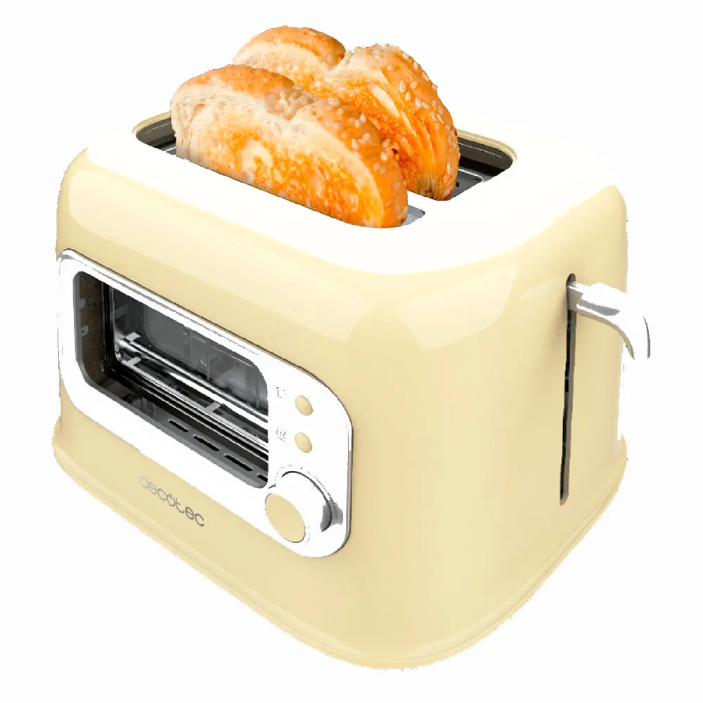 Cecotec RetroVision Yellow toaster | Techinn