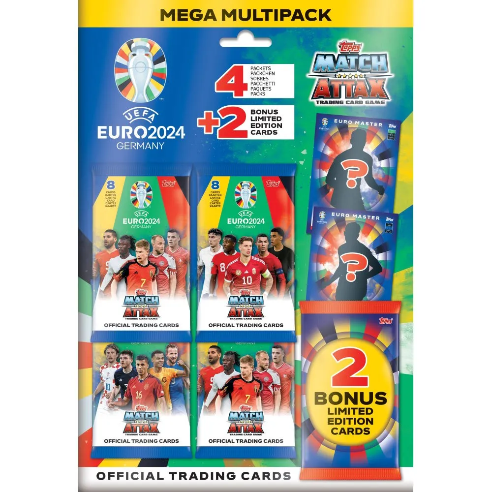 Topps Mega Multipack Match Attax Eurocopa 2024 Trading Card Clear| Goalinn