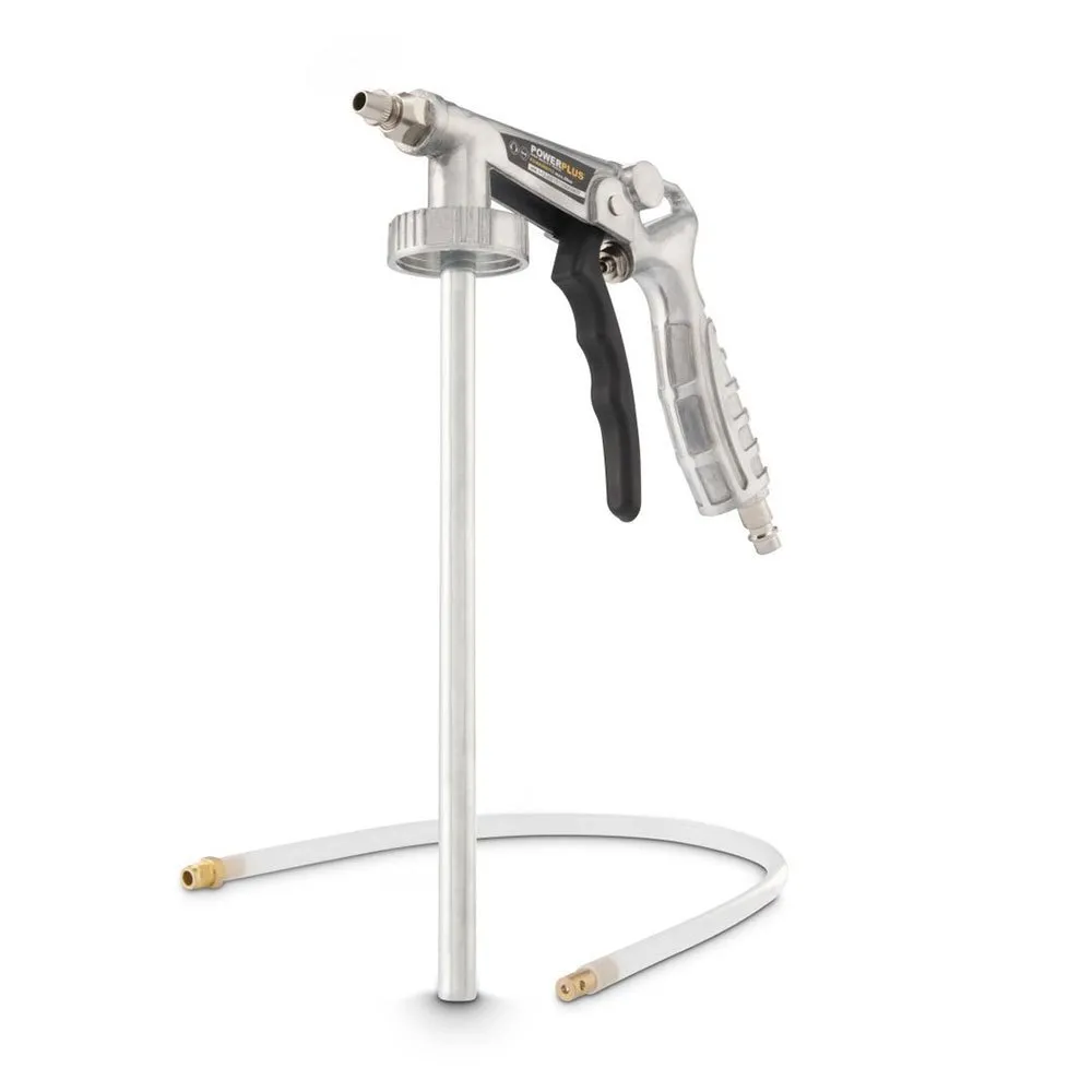 Powerplus POWAIR0113 Pneumatic Air Gun Silver | Bricoinn