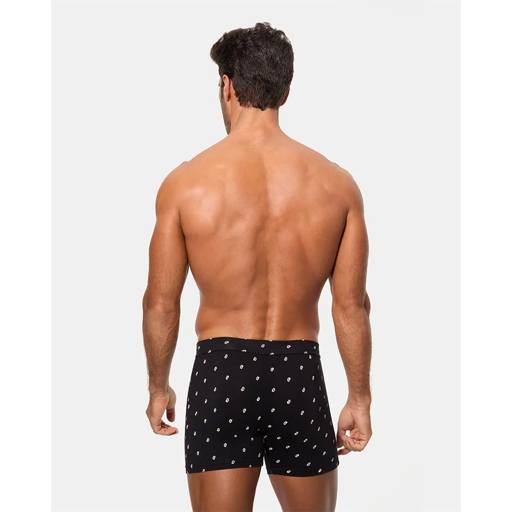 Abanderado Moda Open boxers 2 units Black | Dressinn