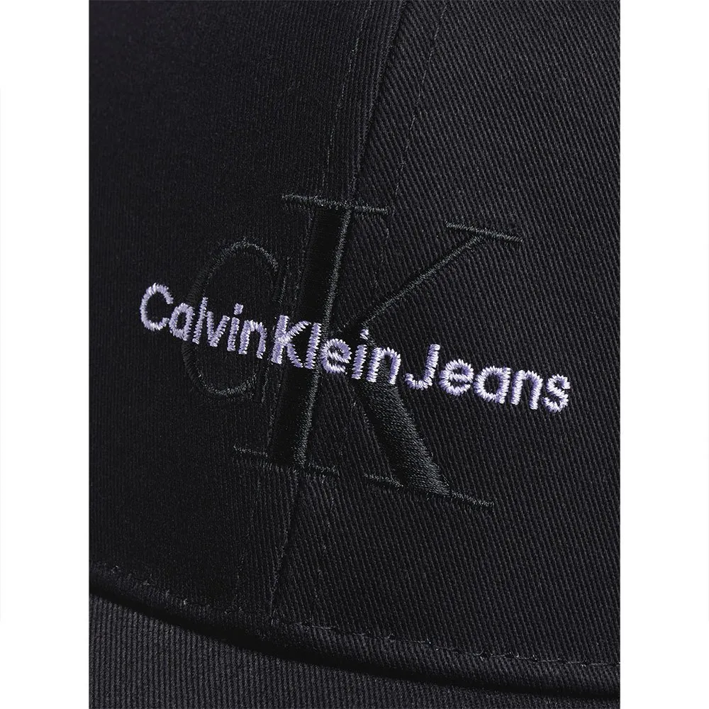 Calvin klein jeans Mono Logo Embro Kappe Schwarz | Dressinn