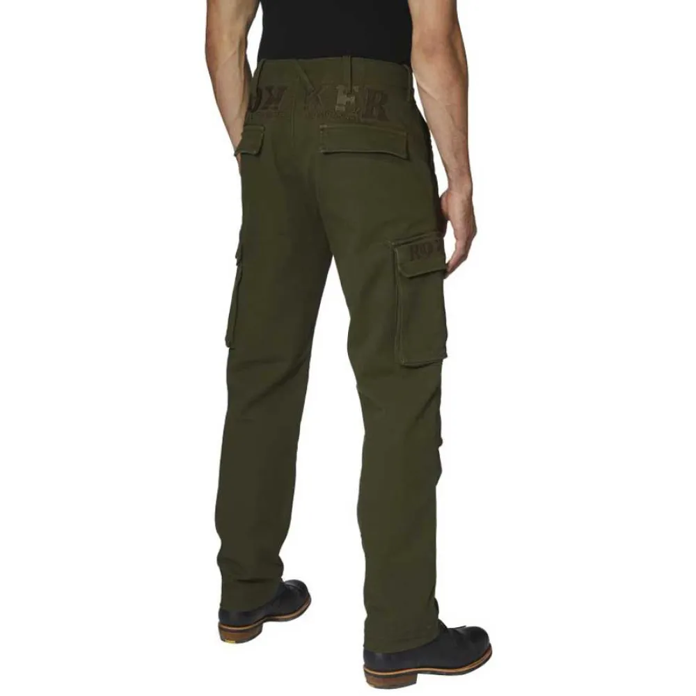 Rokker Logo cargohose Grün | Dressinn