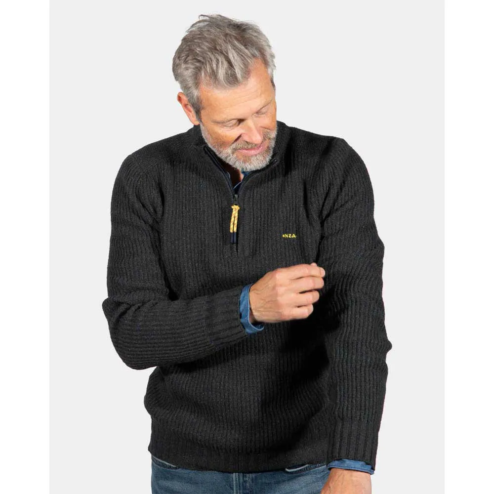 Nza new zealand Dry half zip sweater Black | Dressinn