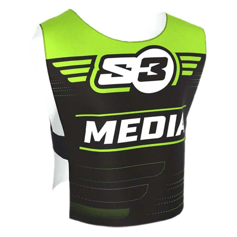 S3 parts Media vest 10 units Black | Motardinn