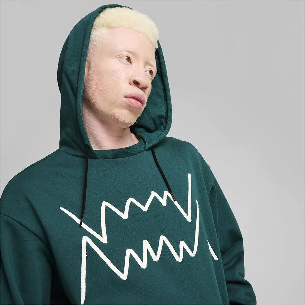 Puma Jaws Core hoodie Green | Dressinn