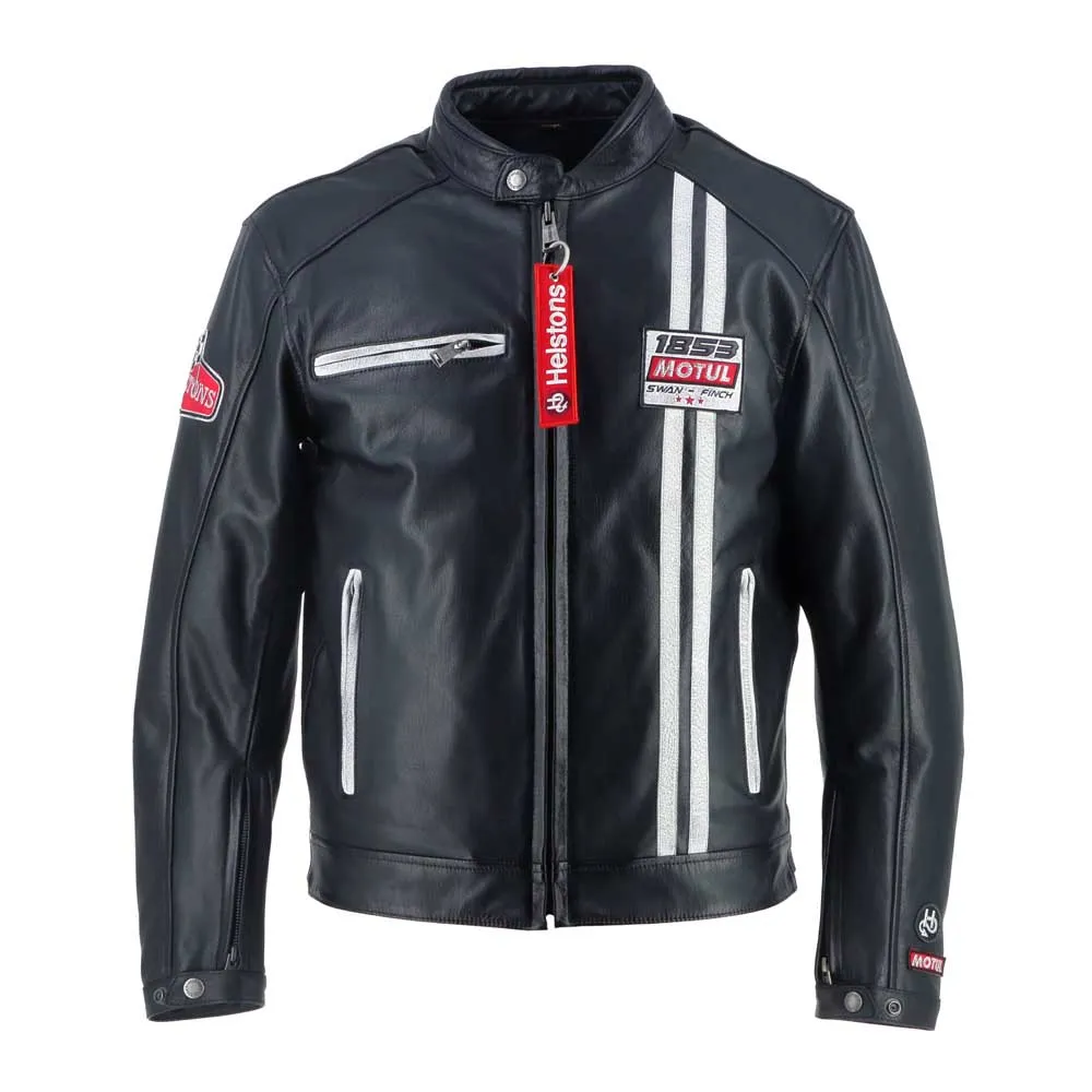 Helstons Boxer leather jacket Black | Motardinn