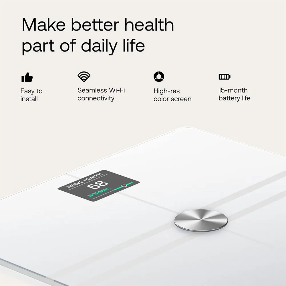 Withings Body Comp scale, Clear | Bikeinn