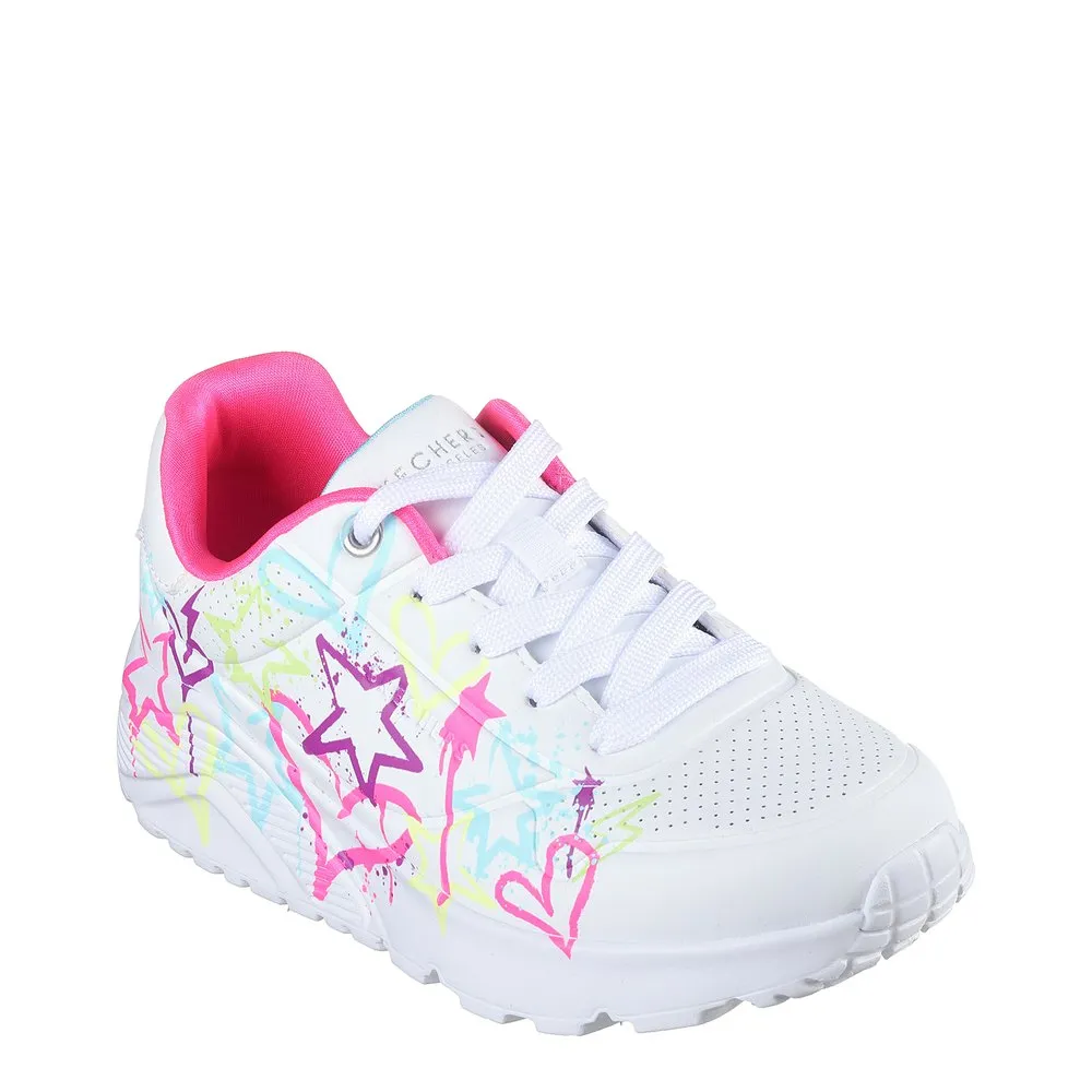 Skechers Uno Lite My Drip trainers White | Dressinn