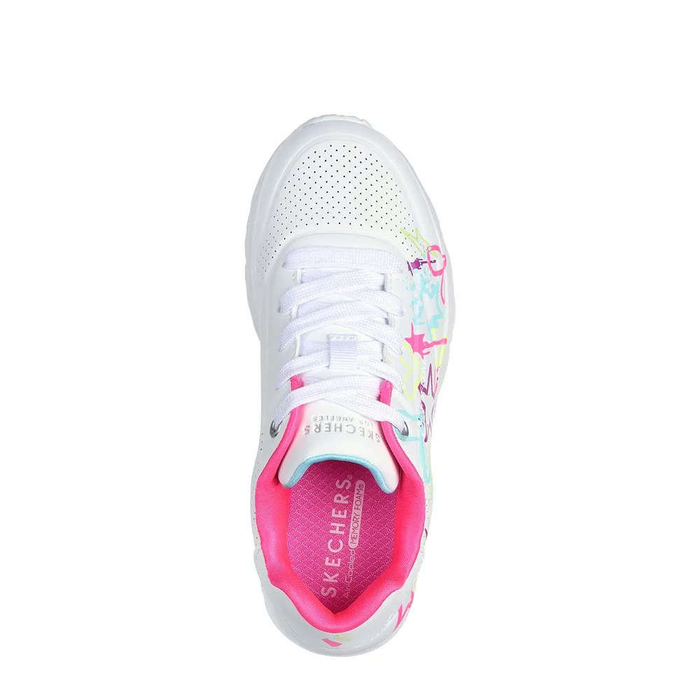 Skechers Uno Lite My Drip trainers White | Dressinn