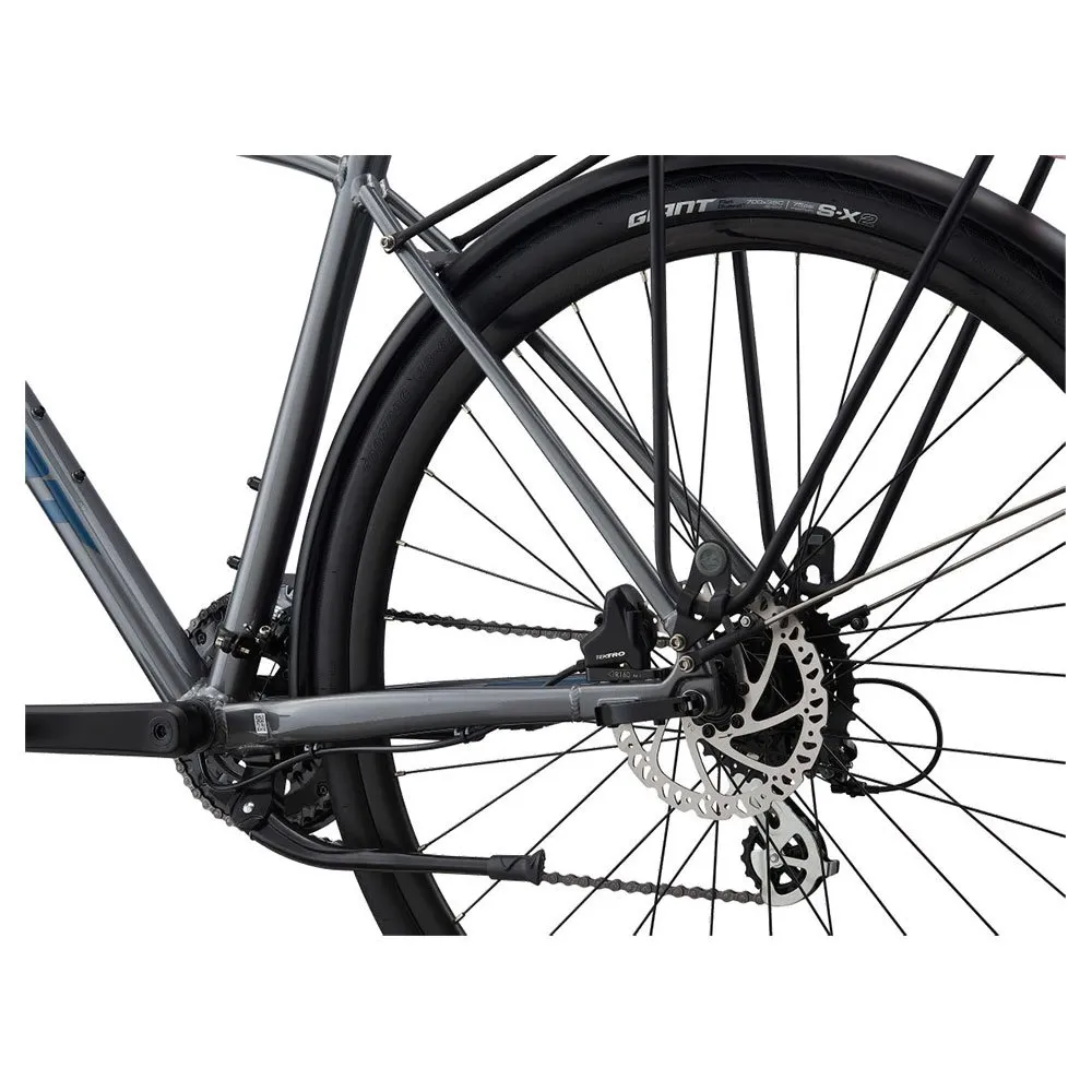 Giant Escape 2 City Disc 2024 cykel, Grå | Bikeinn