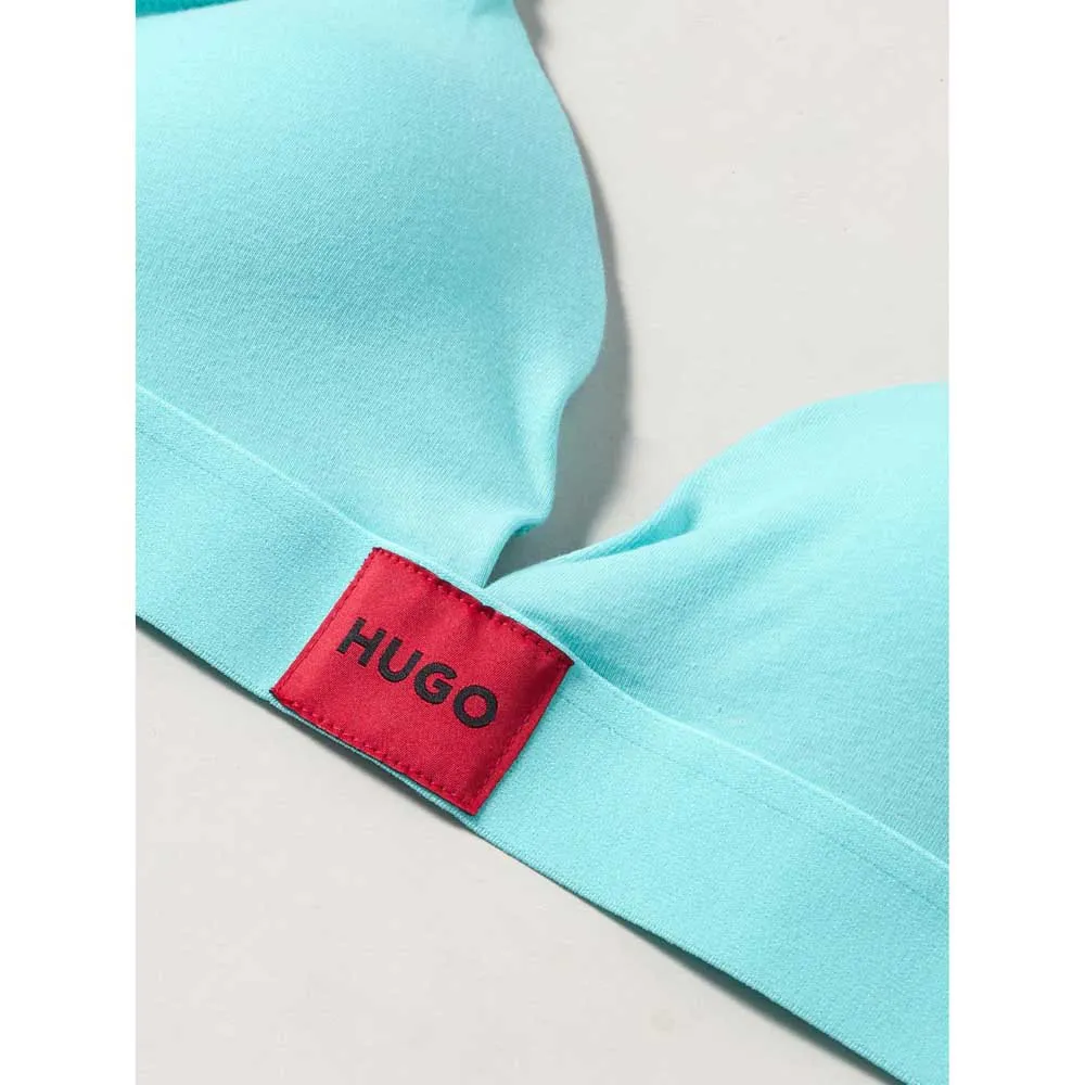 HUGO Triangle Red Label Bra Blue | Dressinn