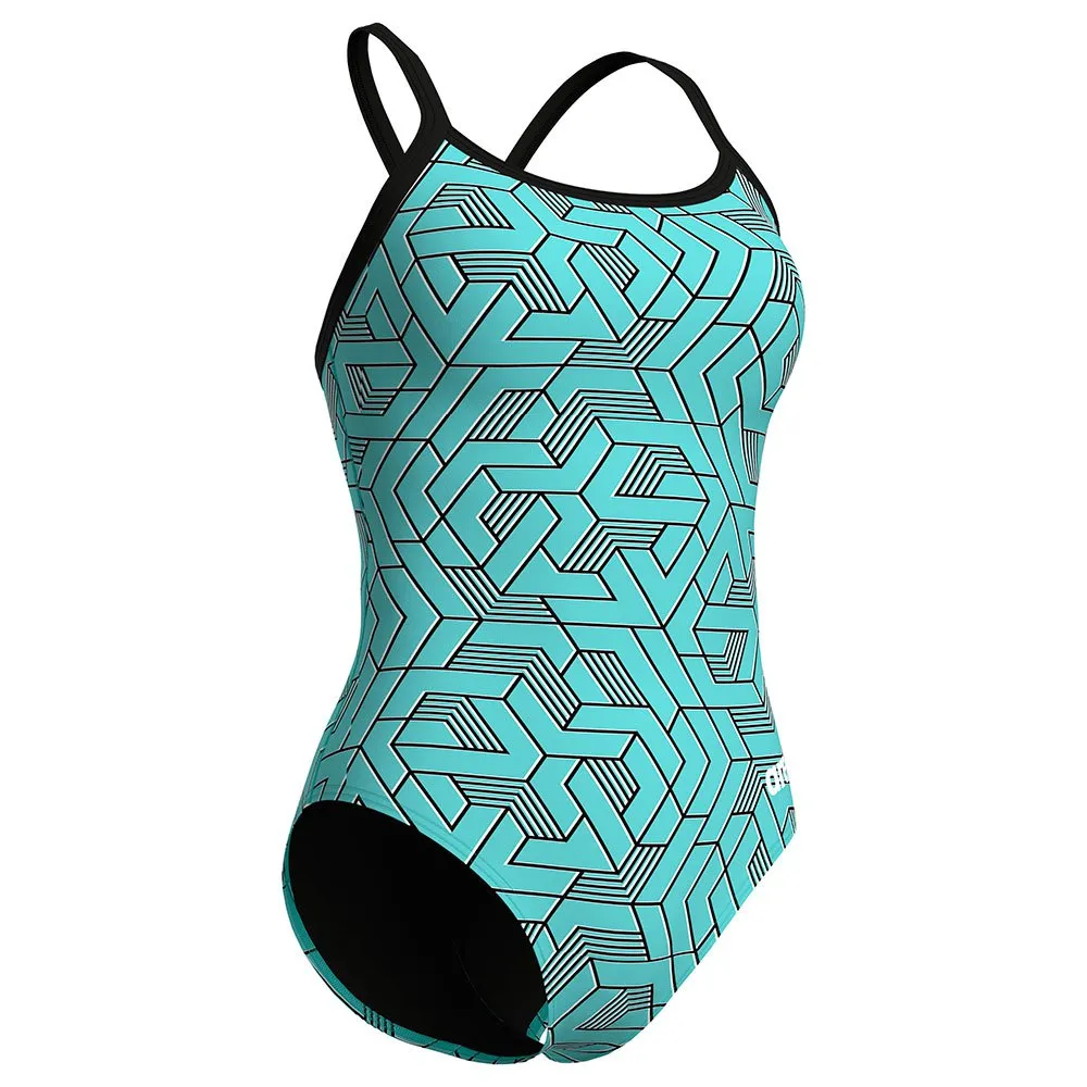 Arena Escape Lightdrop Back swimsuit Blue | Swiminn