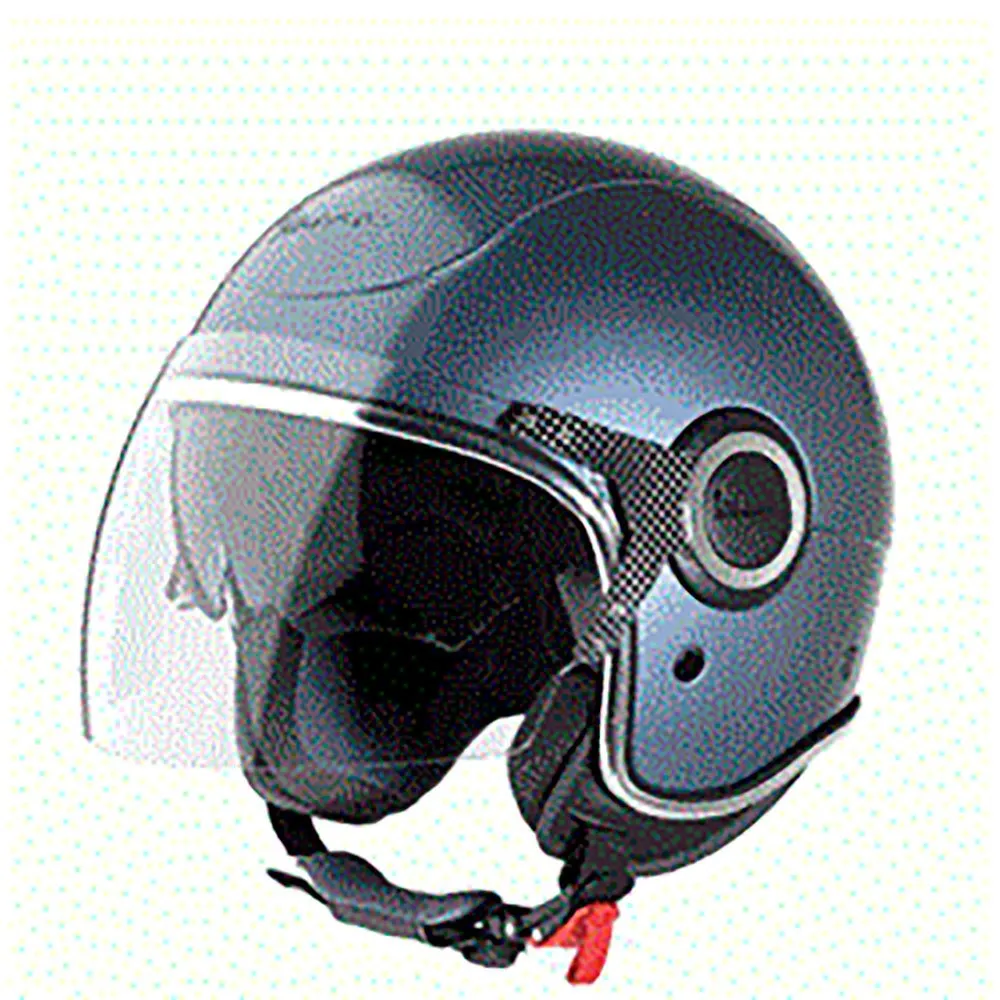 Piaggio Vespa VJ open face helmet Silver | Motardinn