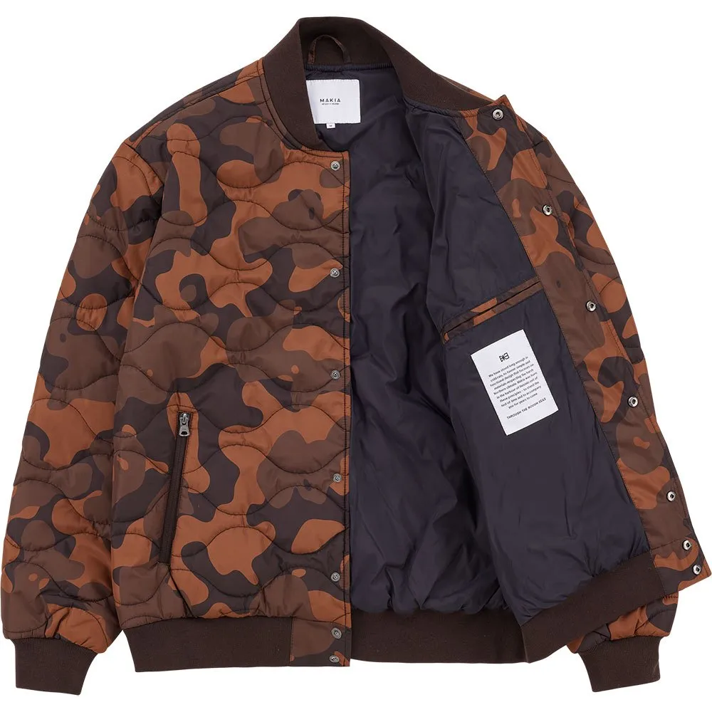 Makia Gravity bomber jacket Brown | Dressinn