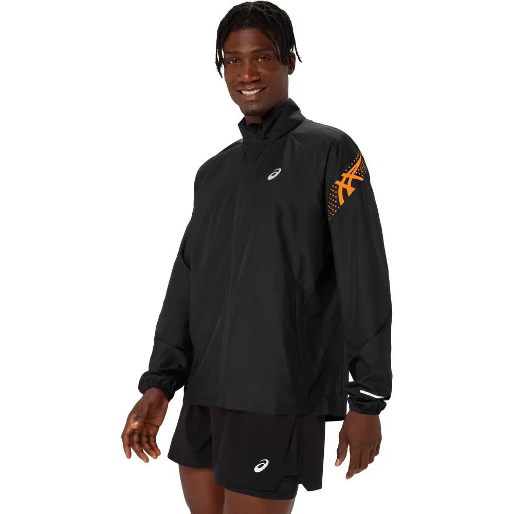 Asics Icon jacket Black | Runnerinn