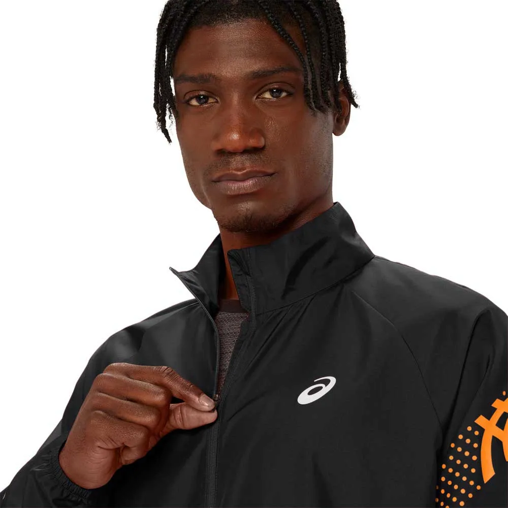 Asics Icon jacket Black | Runnerinn