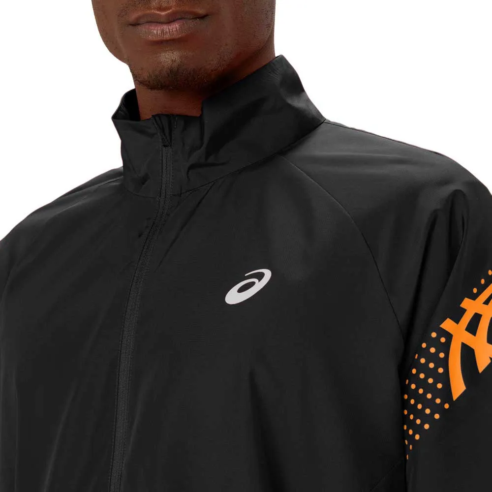 Asics Icon jacket Black | Runnerinn