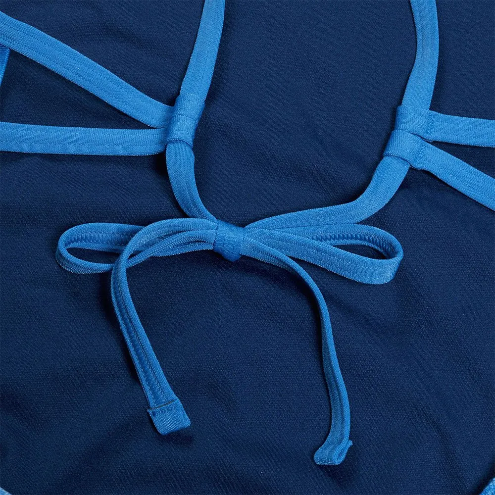 Speedo Allover Tie-Back swimsuit Blue | Swiminn