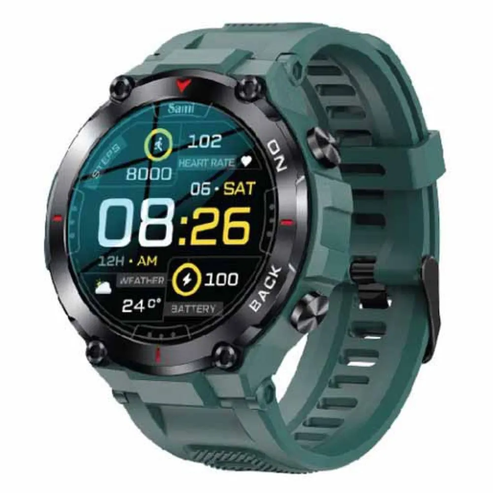 Sami Gps Pro 5Atm smartwatch, Green | Bikeinn
