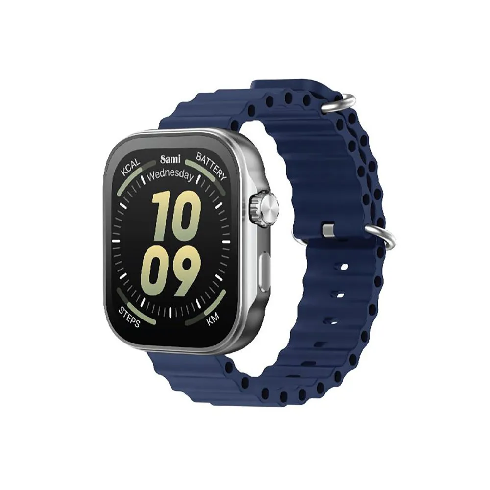 Sami Supra 3Atm smartwatch, Blue | Bikeinn