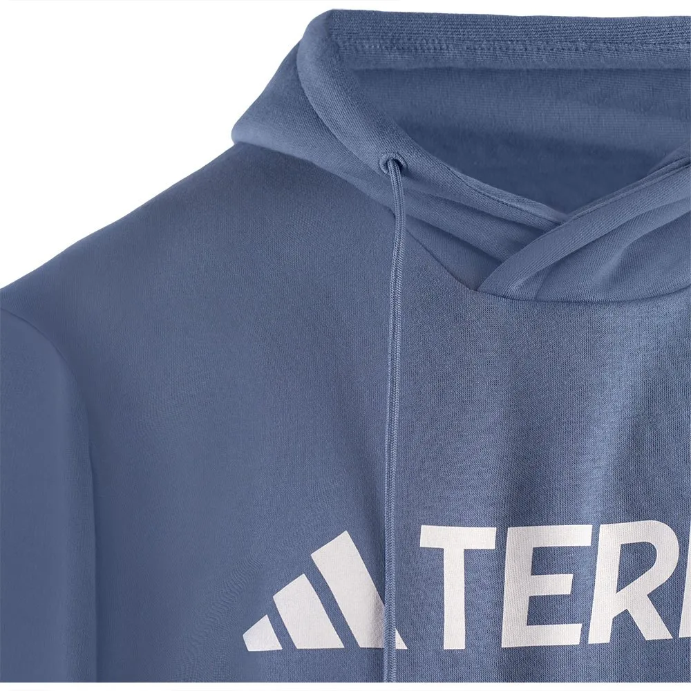 adidas Terrex Multi Large Logo kapuzenpullover Blau | Trekkinn