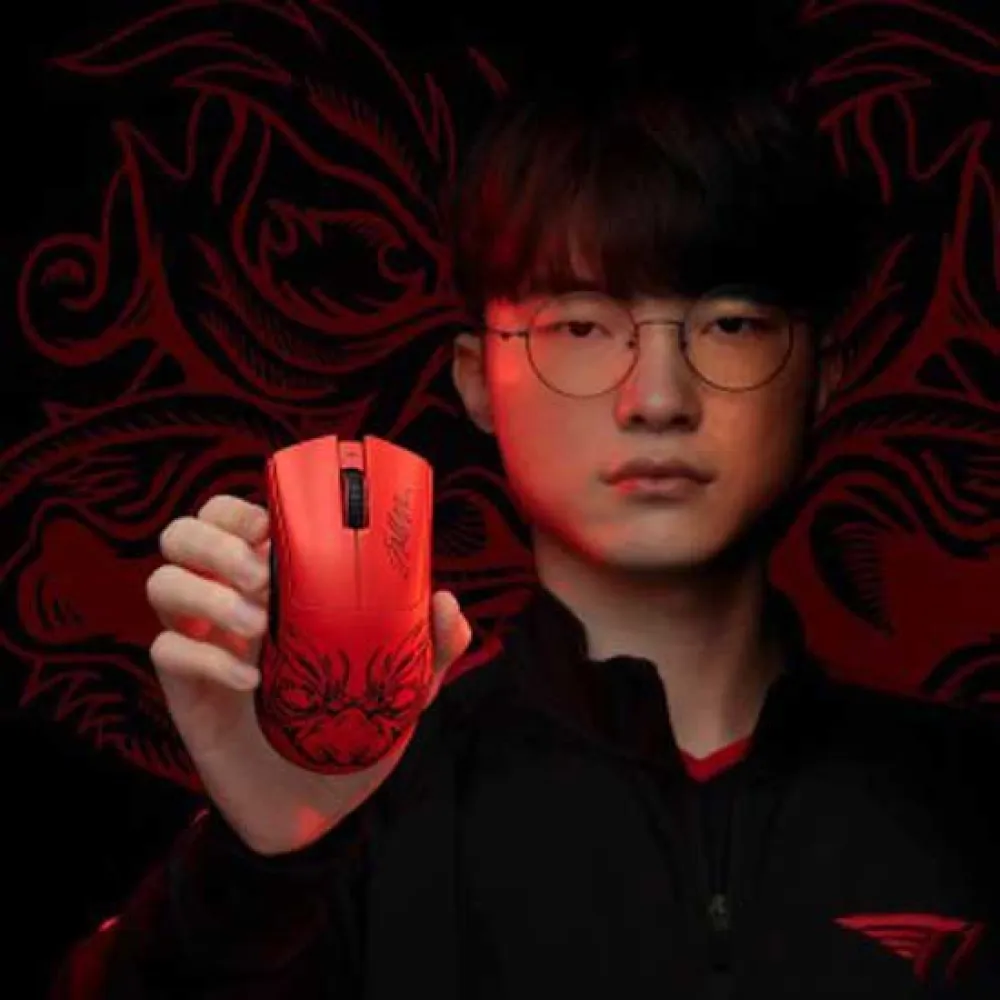 Razer DeathAdder V3 Pro Faker gaming mouse Orange | Techinn