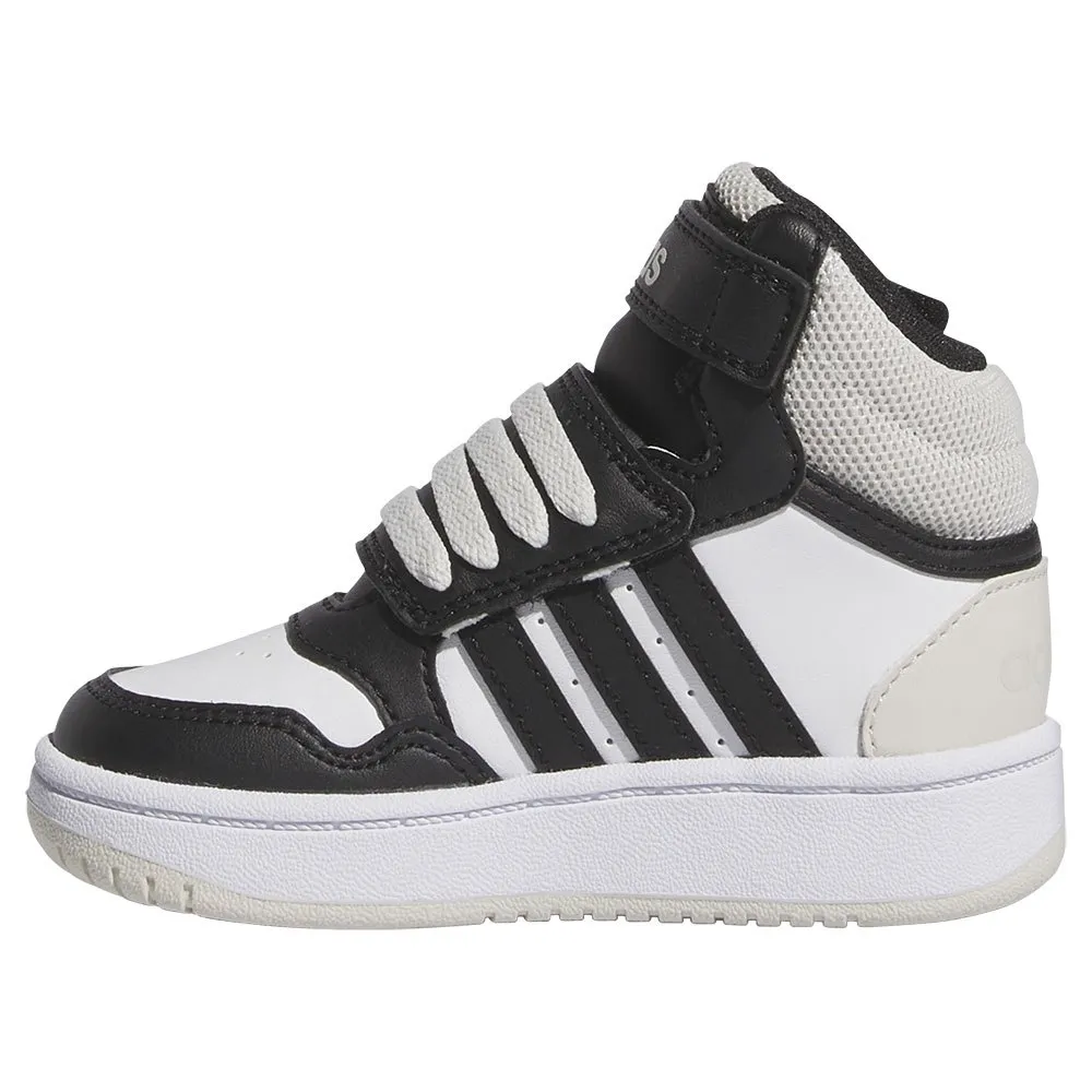 adidas Hoops Mid 3.0 infant trainers Black | Dressinn
