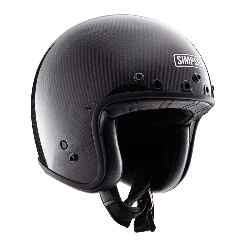 Simpson Chopper Carbon ECE22.06 open face helmet | Motardinn