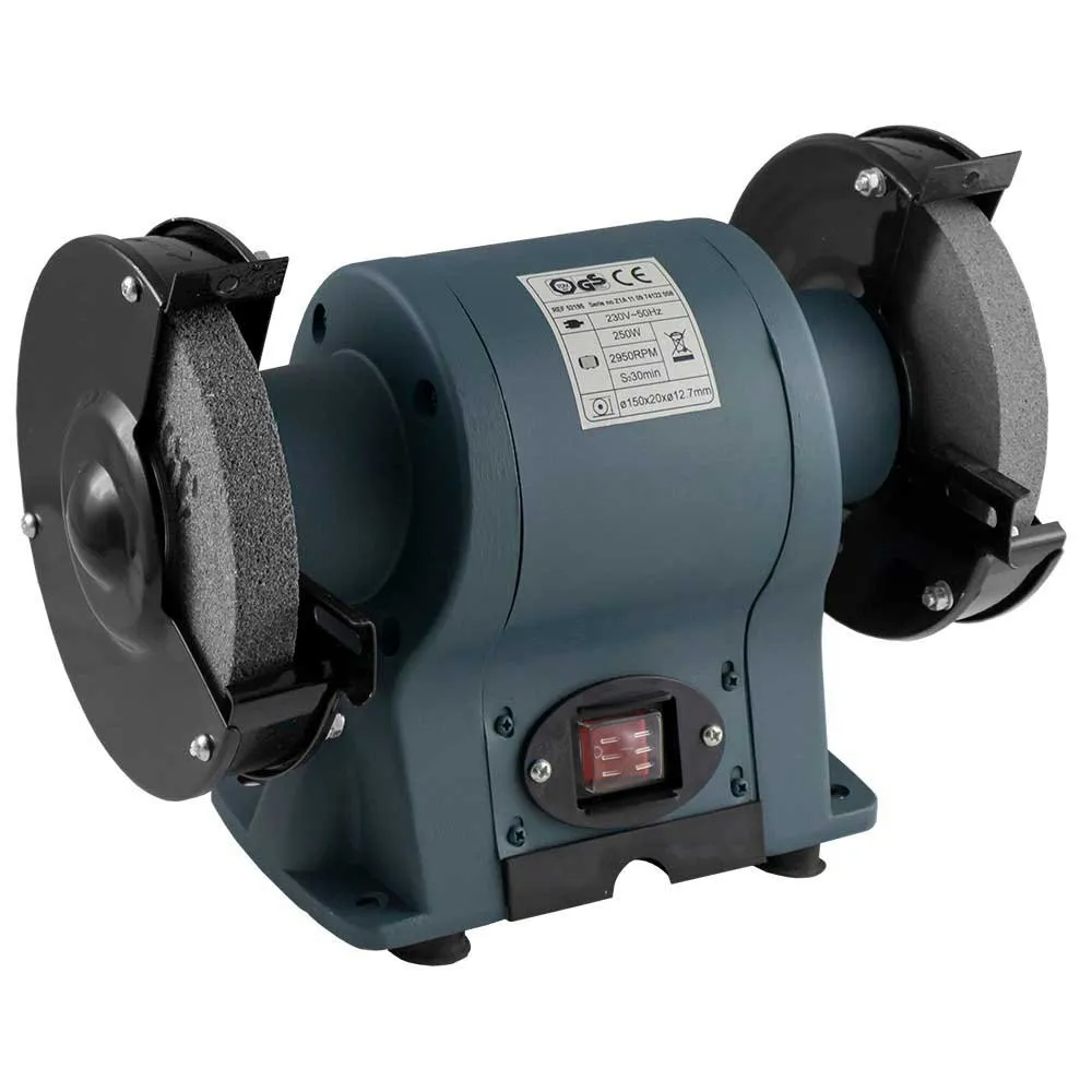 JBM 150 mm bench grinder Silver | Bricoinn