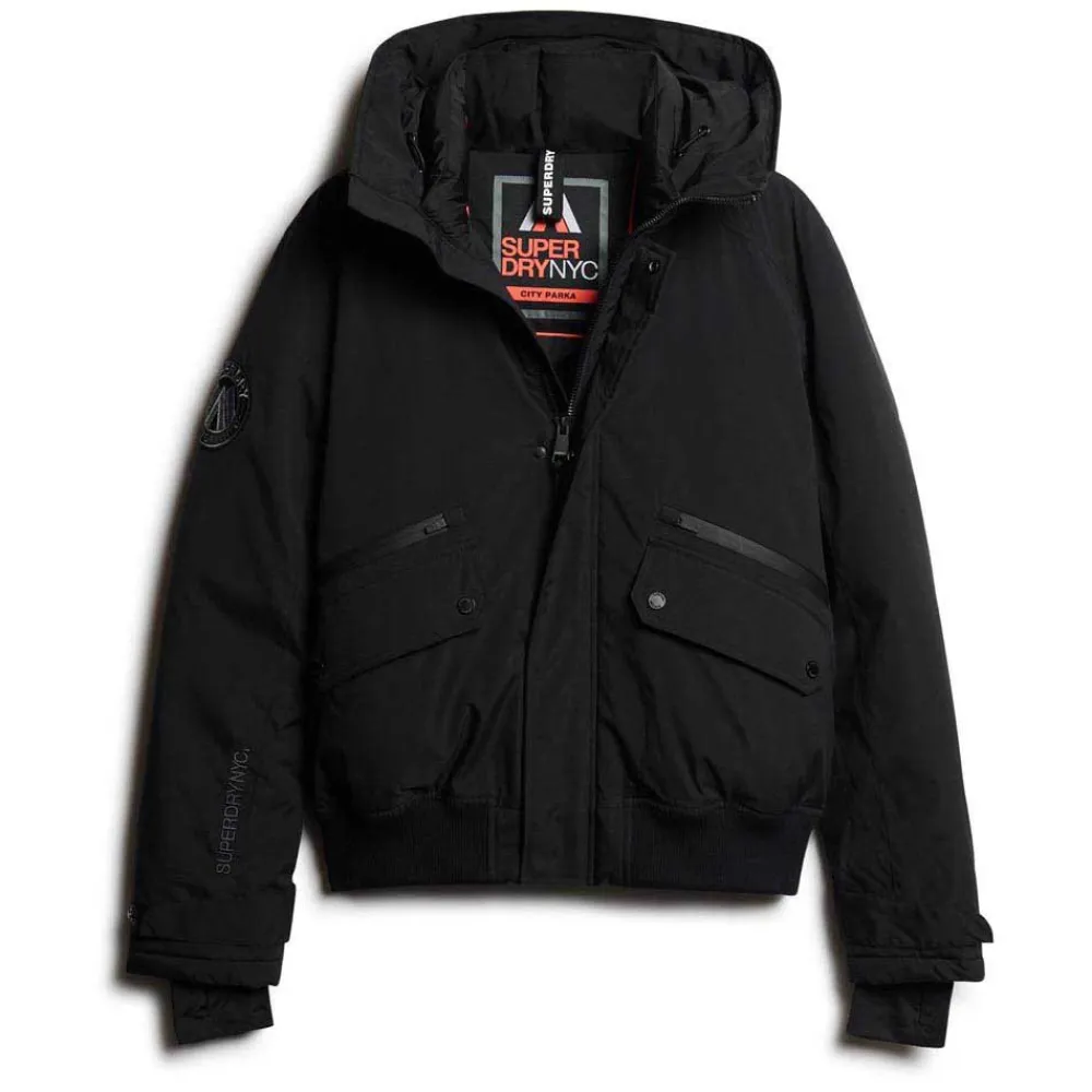 Superdry City Padded bomber jacket Black | Dressinn