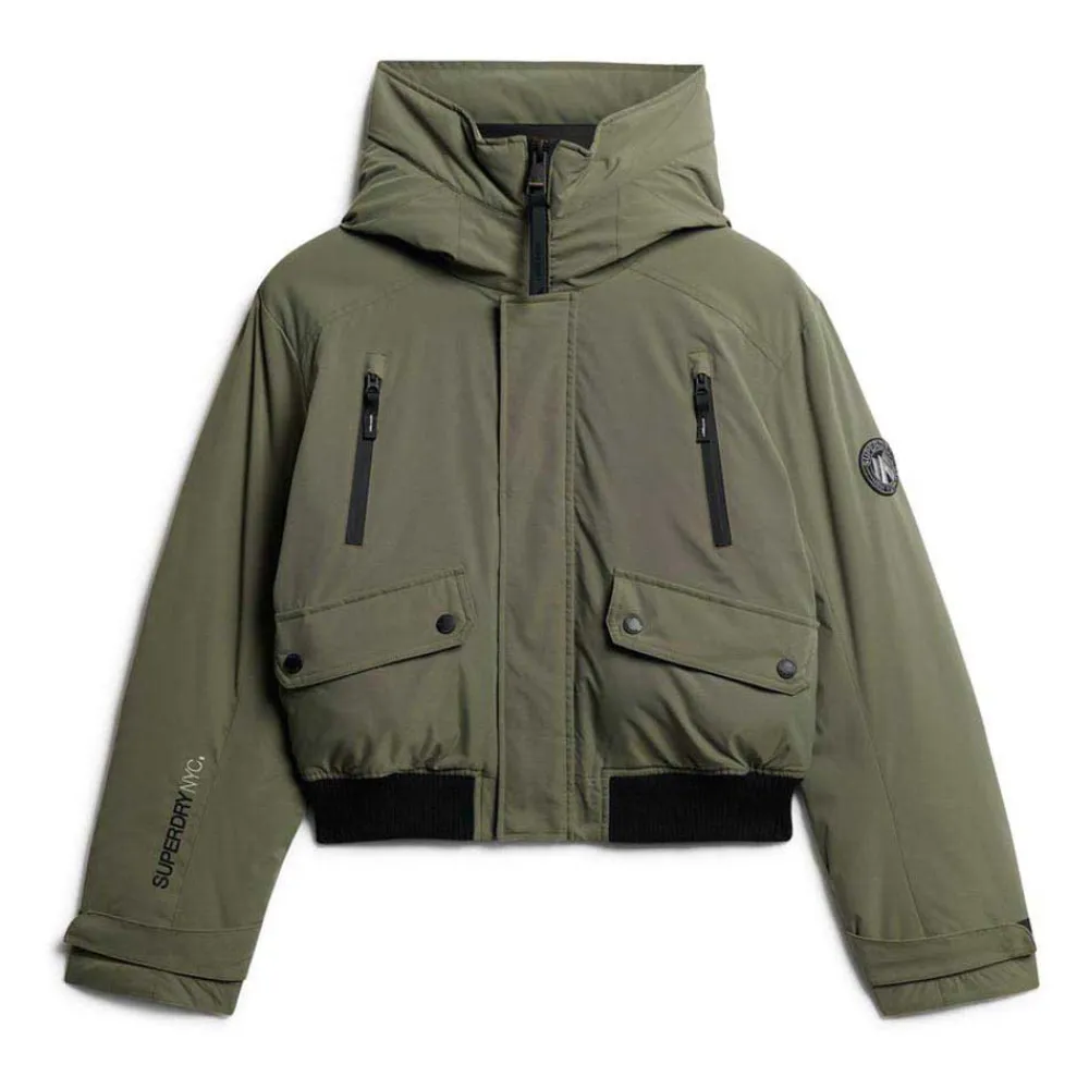 Superdry City Padded bomber jacket Green | Dressinn