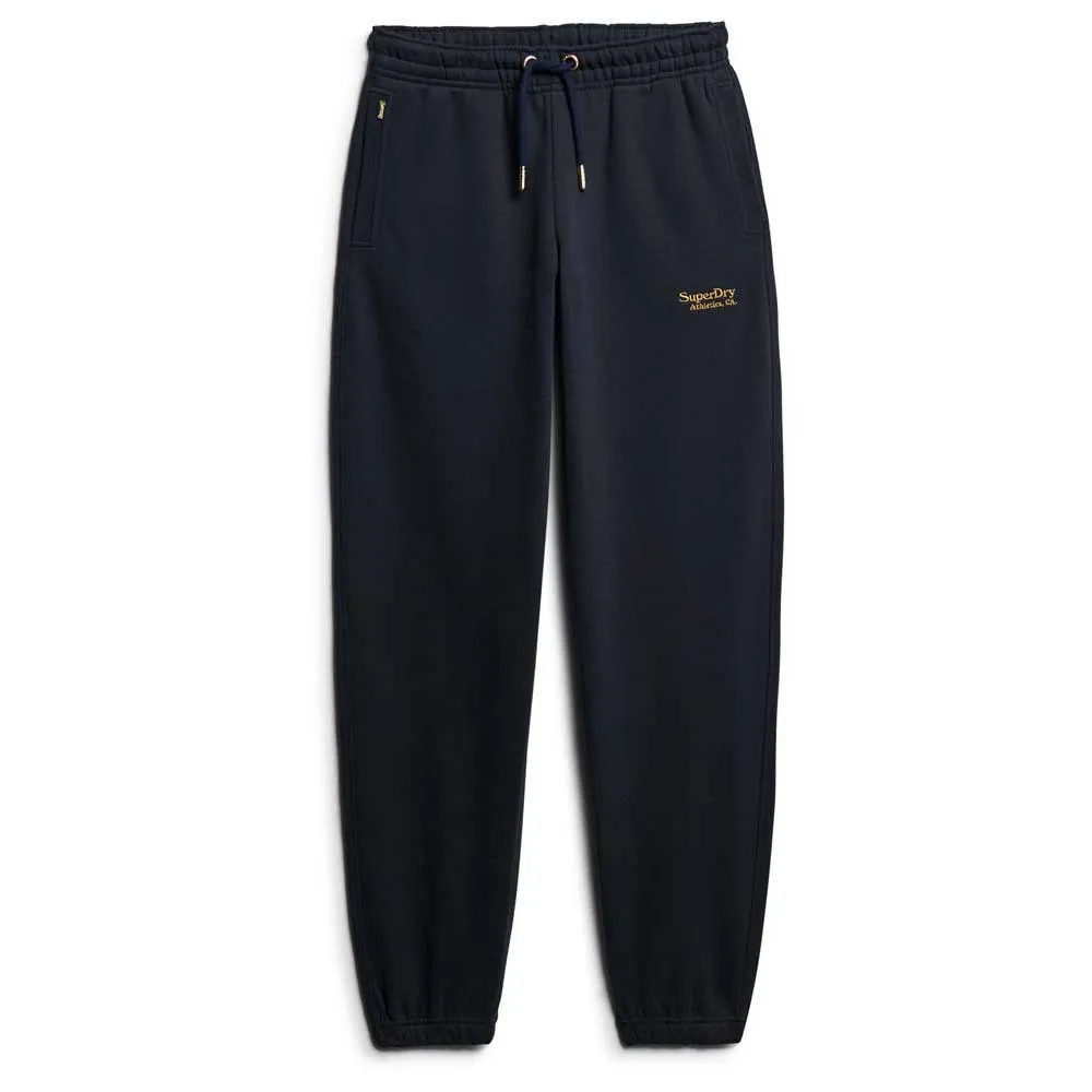 Superdry Essential Logo Cuff sweat pants Blue | Dressinn