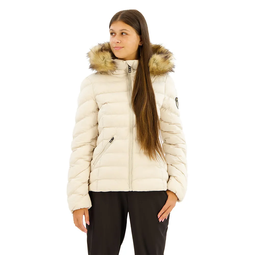 Superdry Fuji Faux Fur Padded jacket | Dressinn