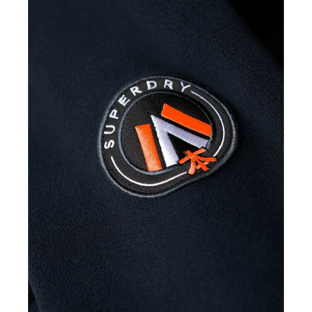 Superdry Storm Fleece Hybrid bomber jacket Black | Dressinn