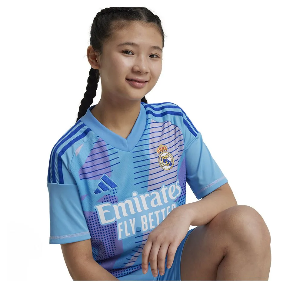 adidas Real Madrid 24/25 goalkeeper home junior set Blue| Goalinn