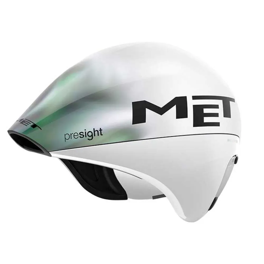 MET Drone Wide Body UAE Team Emirates 2024 time trial helmet, White ...