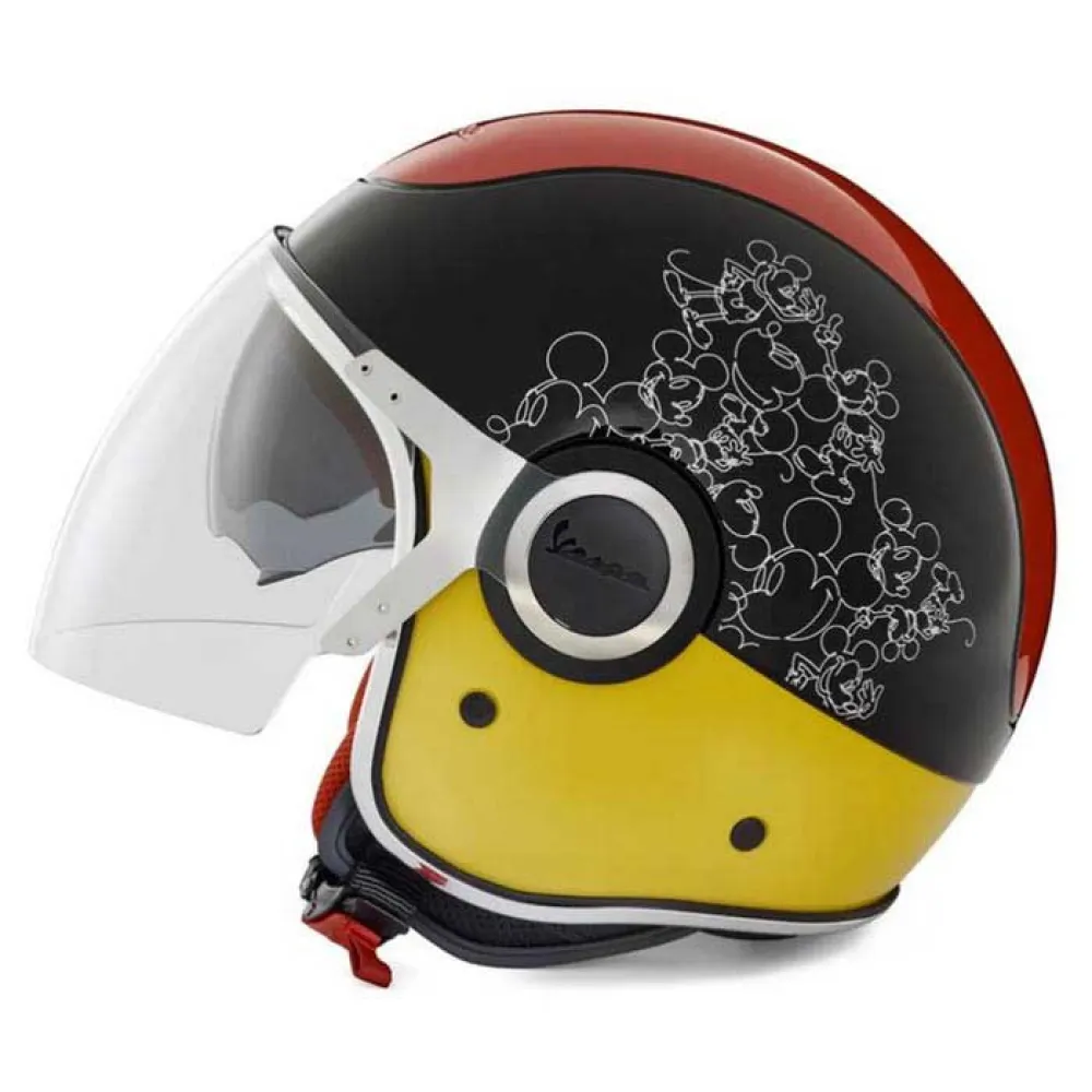 Piaggio Disney Mickey Mouse open face helmet Clear | Motardinn