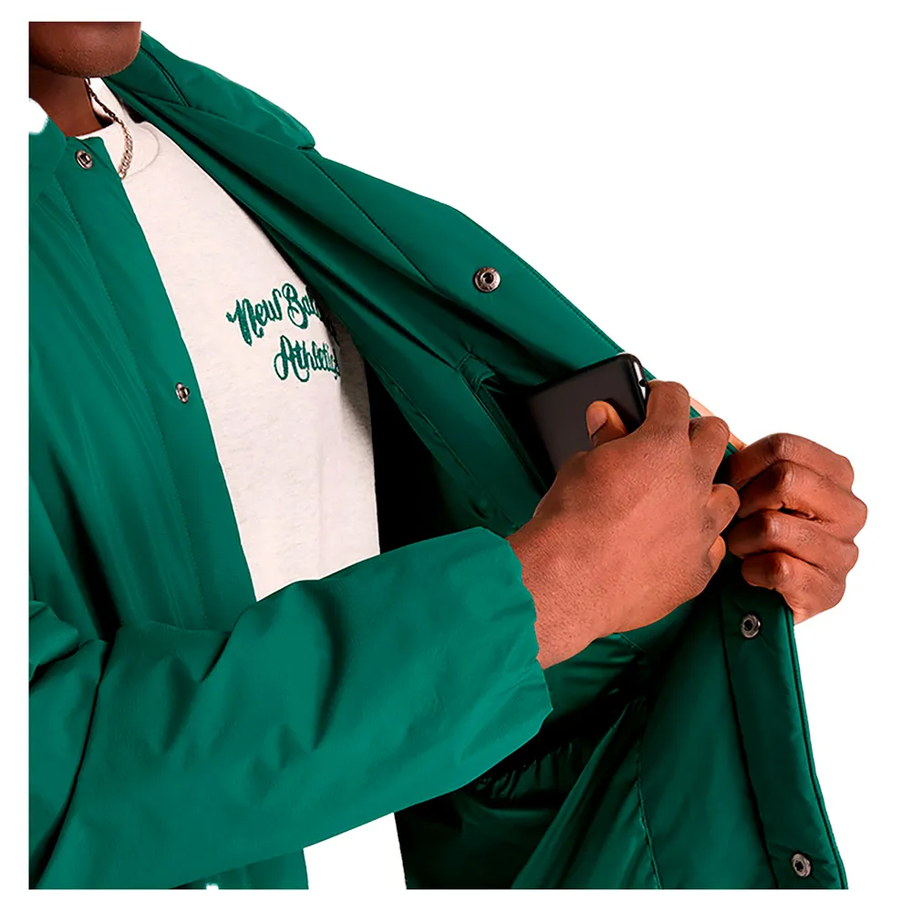 New balance Coaches jacket Green | Dressinn